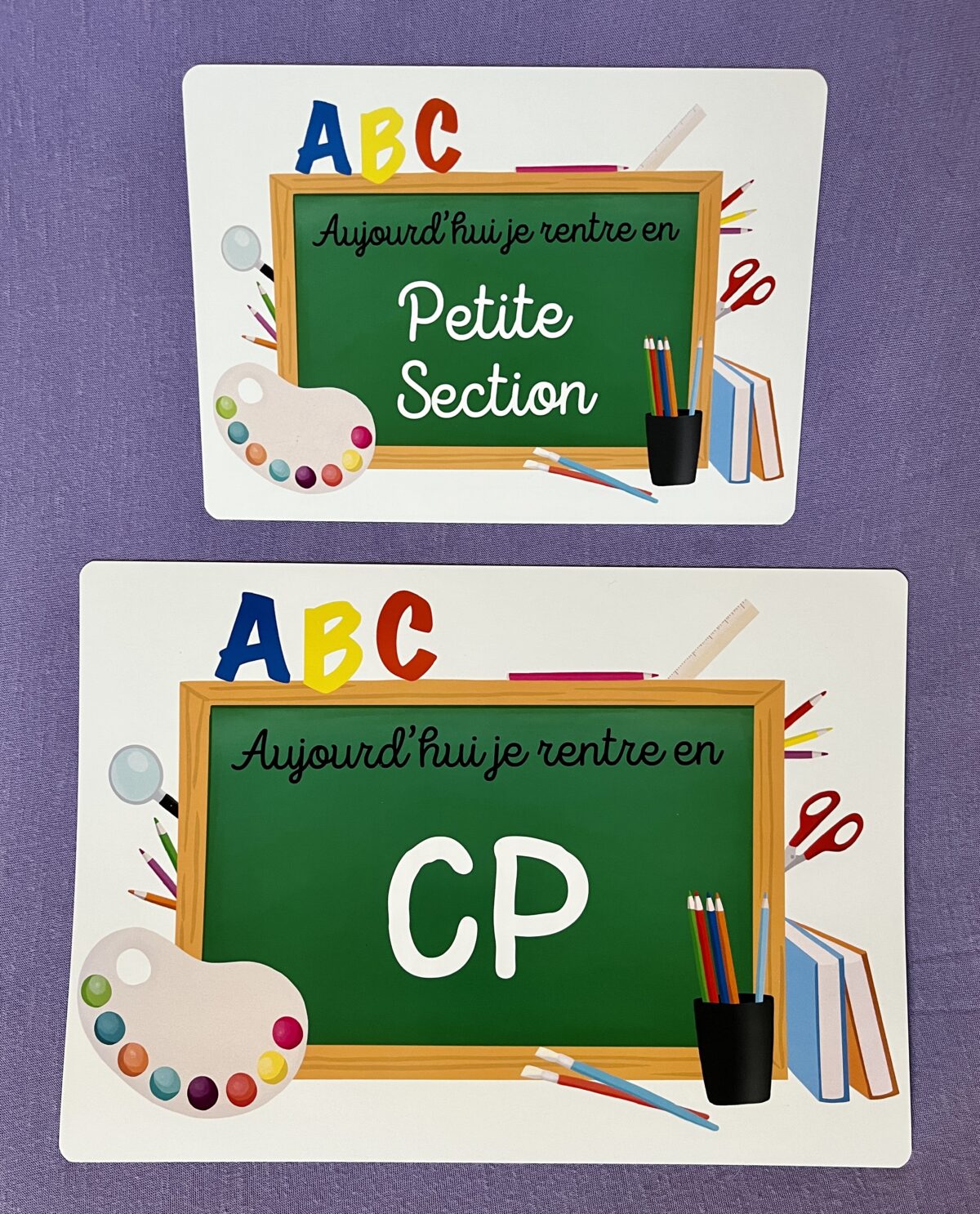Affiches Rentrée Scolaire - L'univers des souvenirs